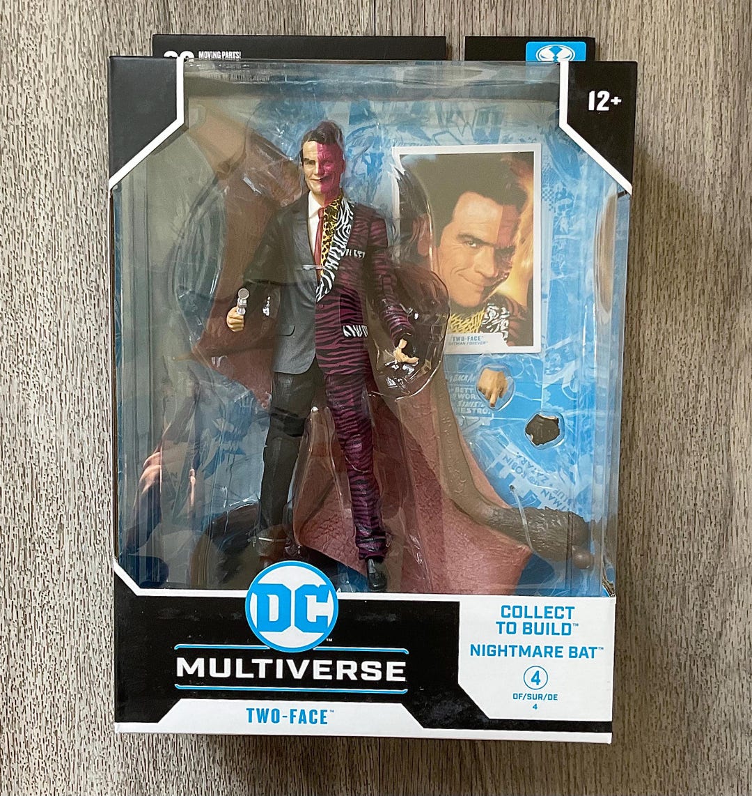 DC Multiverse Two Face Statue Action Figure 18 CM Kids Toys - Etsy