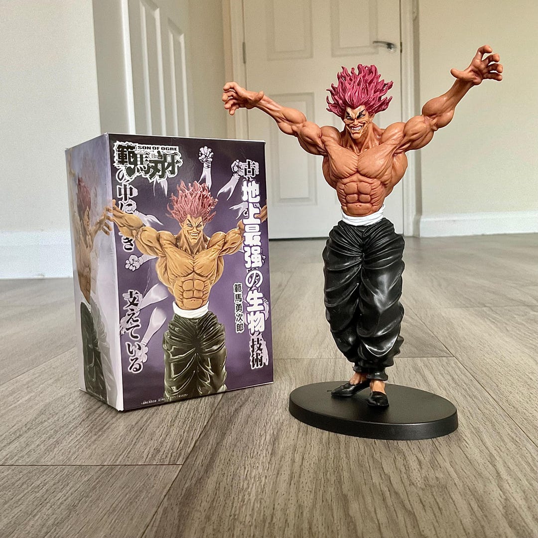 Baki the Grappler Action Figure Collection Yujiro Hanma Statue With Box ...