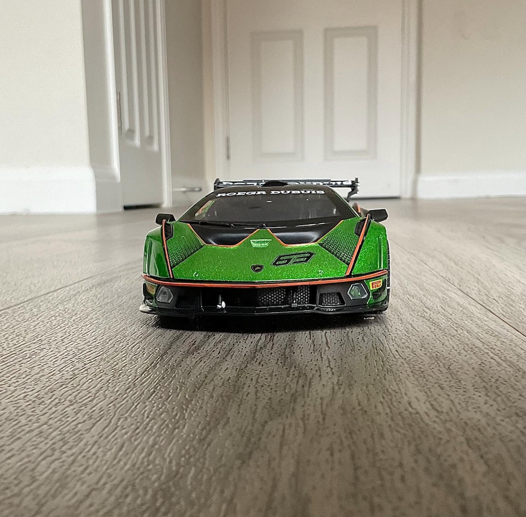 Green Lamborghini Toy SCV12 Diecast Car Model Sound, Light & Spring - Etsy