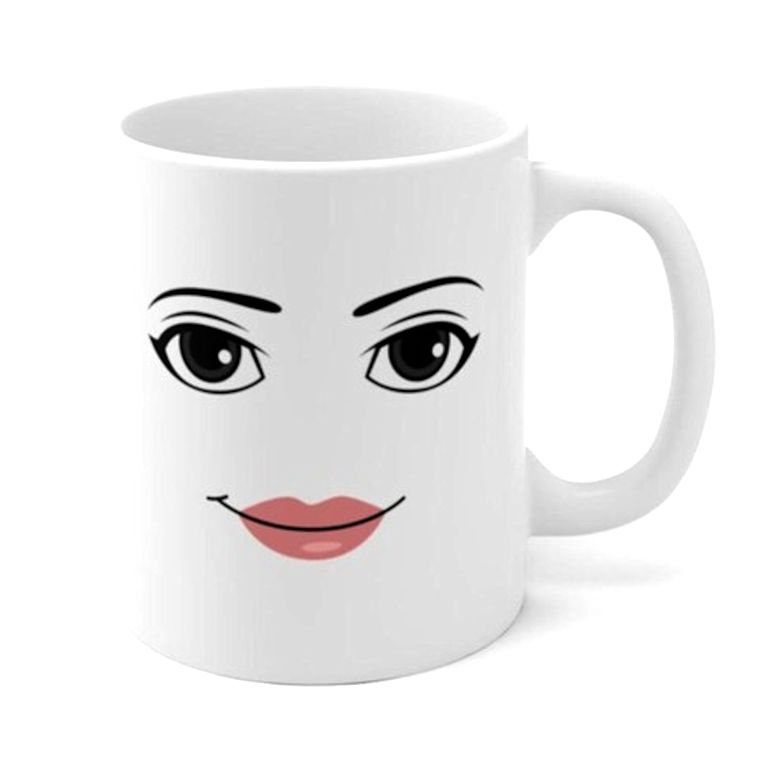 Roblox Woman Face Gamer Roblox Her Face Fan Idea Gift 11 Oz or 15 Oz ...