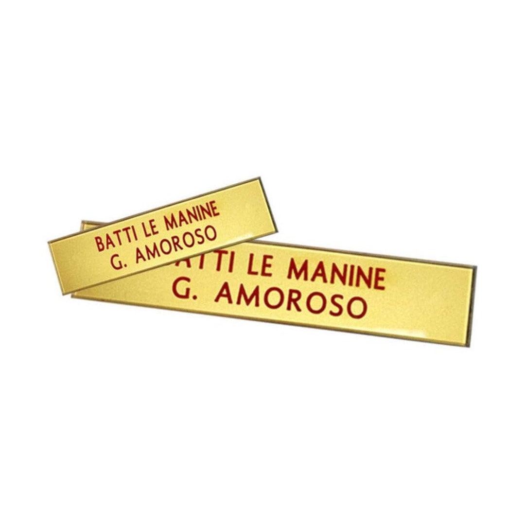 Personalized Intercom and Mail Plaques in Plexiglass Engraved in Many ...