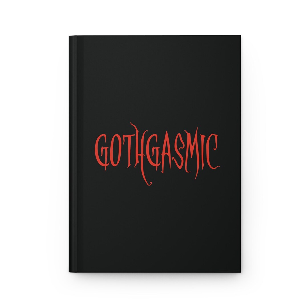 USA Matte Hardcover Notebook Horror Calligraphy - Etsy