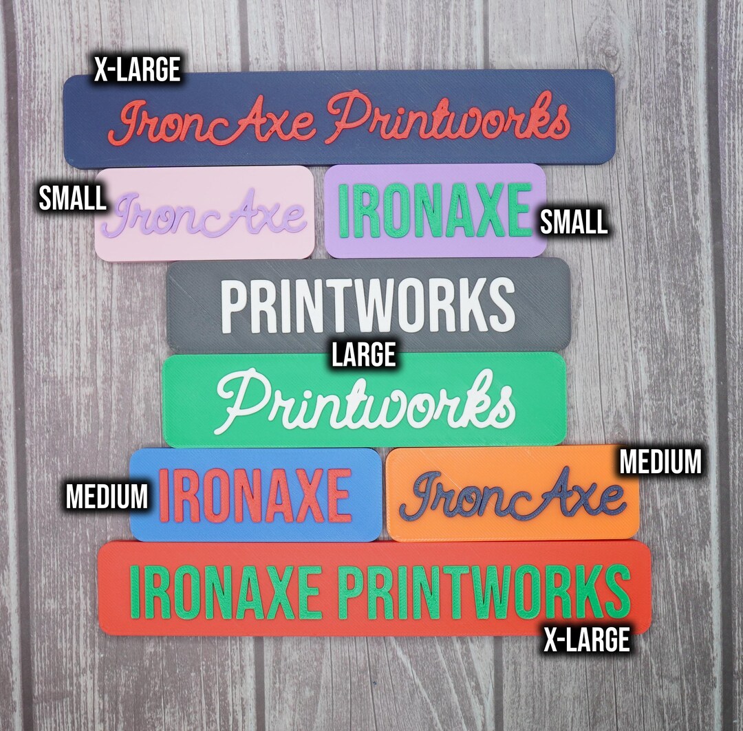 Medium Magnetilabel: Personalized Magnetic Name Plate - Etsy