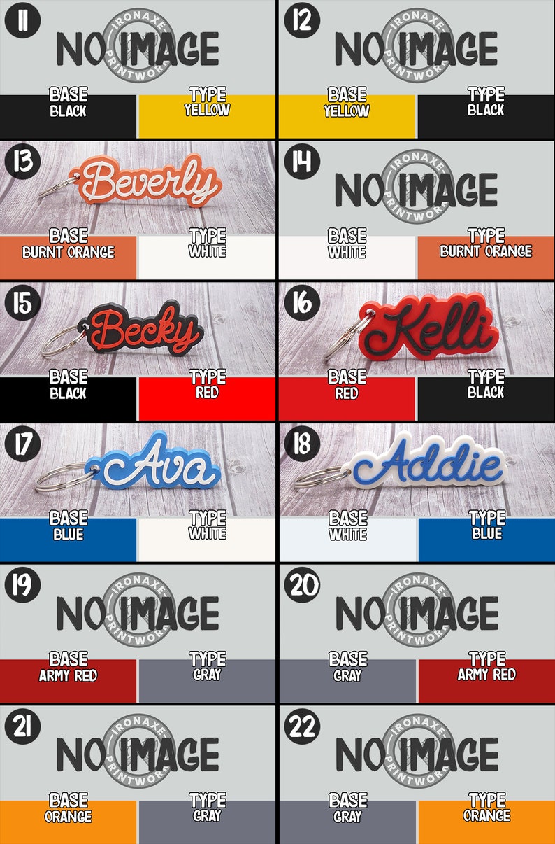 SEC Inspired Team Colors Keychains / Backpack Tags - College Spirit for ...