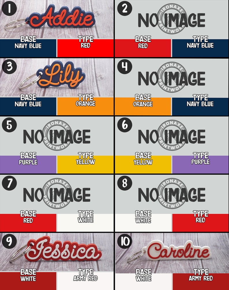 SEC Inspired Team Colors Keychains / Backpack Tags - College Spirit for ...