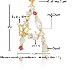 Dainty Thigh Chain Initial Diamond Leg Chain body Chainhandmade Leg ...