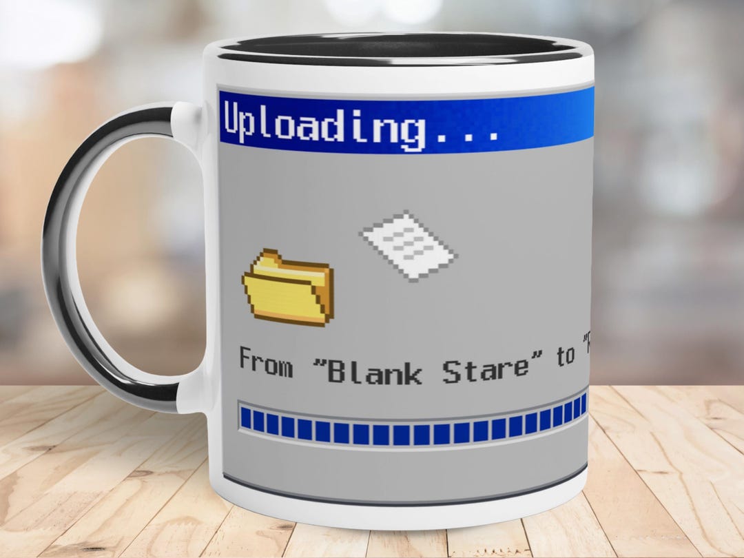 Retro Computer Coffee Mug: Funny Tech Geek Office Gift - Etsy