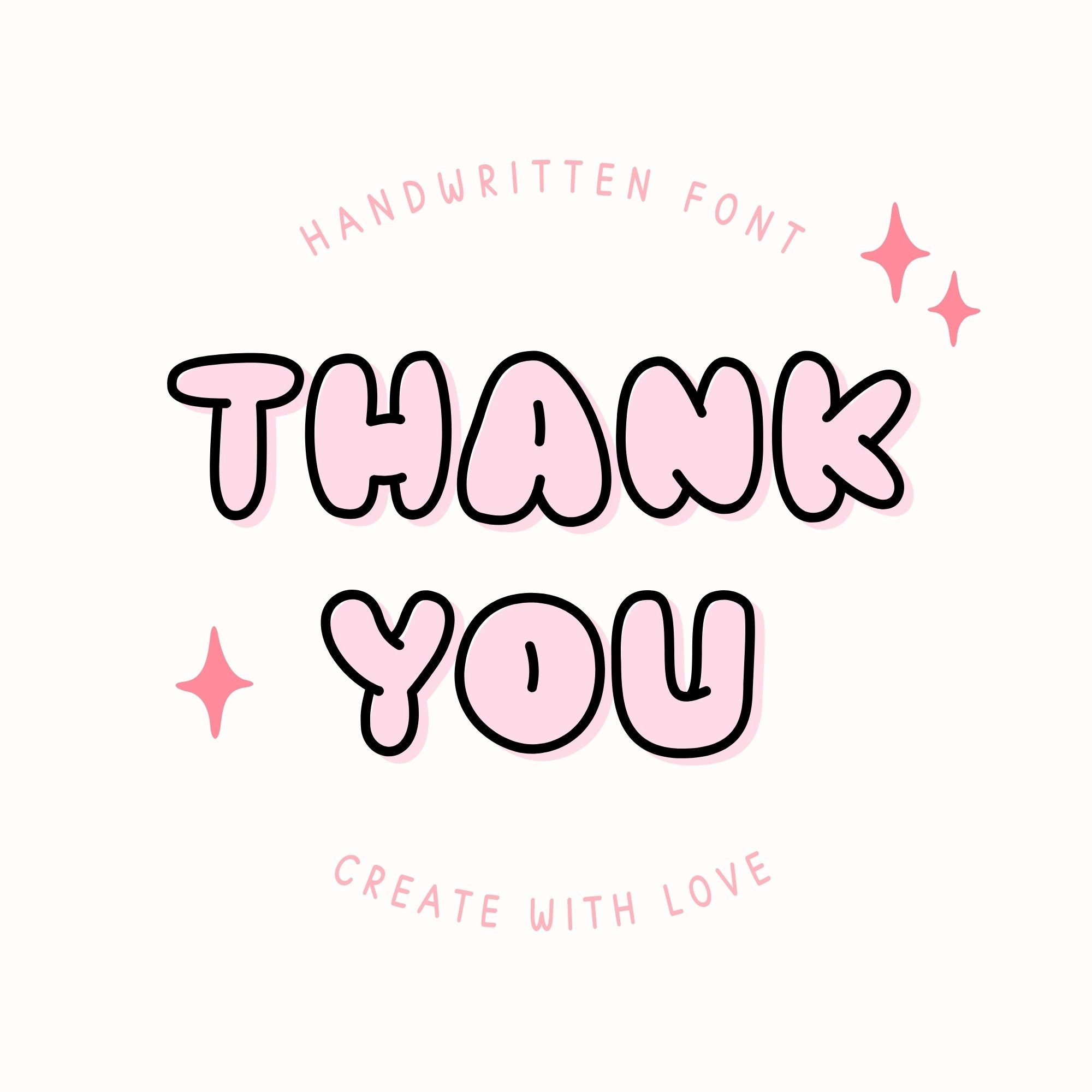 Pink Bubble Font Bubbly Handwritten Font, Cute Font, Procreate Font ...