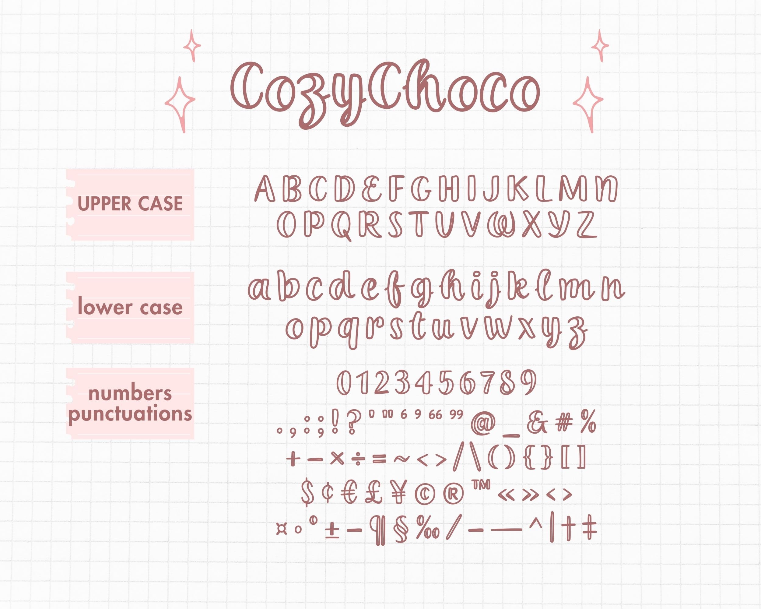 Cozy Choco Font - Cute Handwritten Font, Holiday Font, Kids Handwriting ...