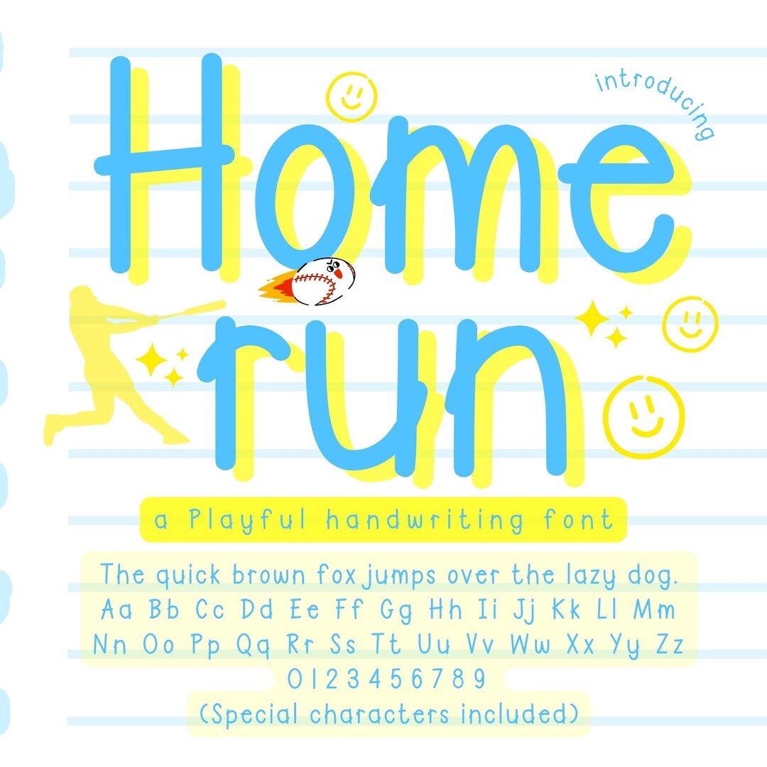 Simple Handwriting Font, Minimalist Tidy Handwritten (OTF & TTF) for ...