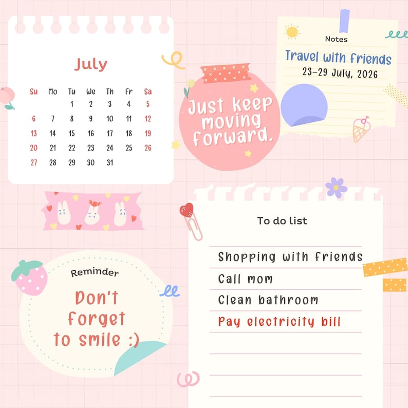 Preppy Handwriting Font for Notes, Digital Planners and Study | Sunny ...