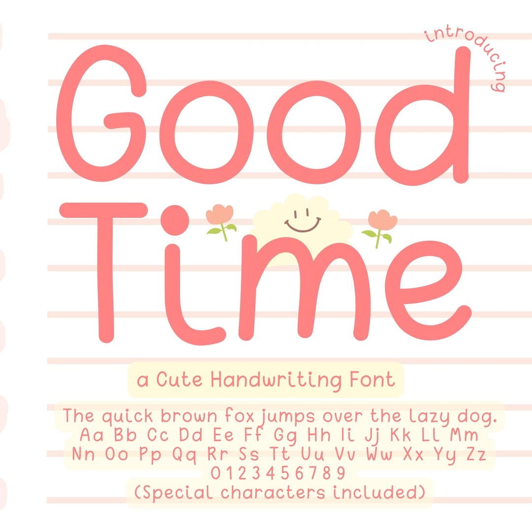 Neat Handwritten Font, Tidy Handwriting for Goodnotes , Digital Planner ...
