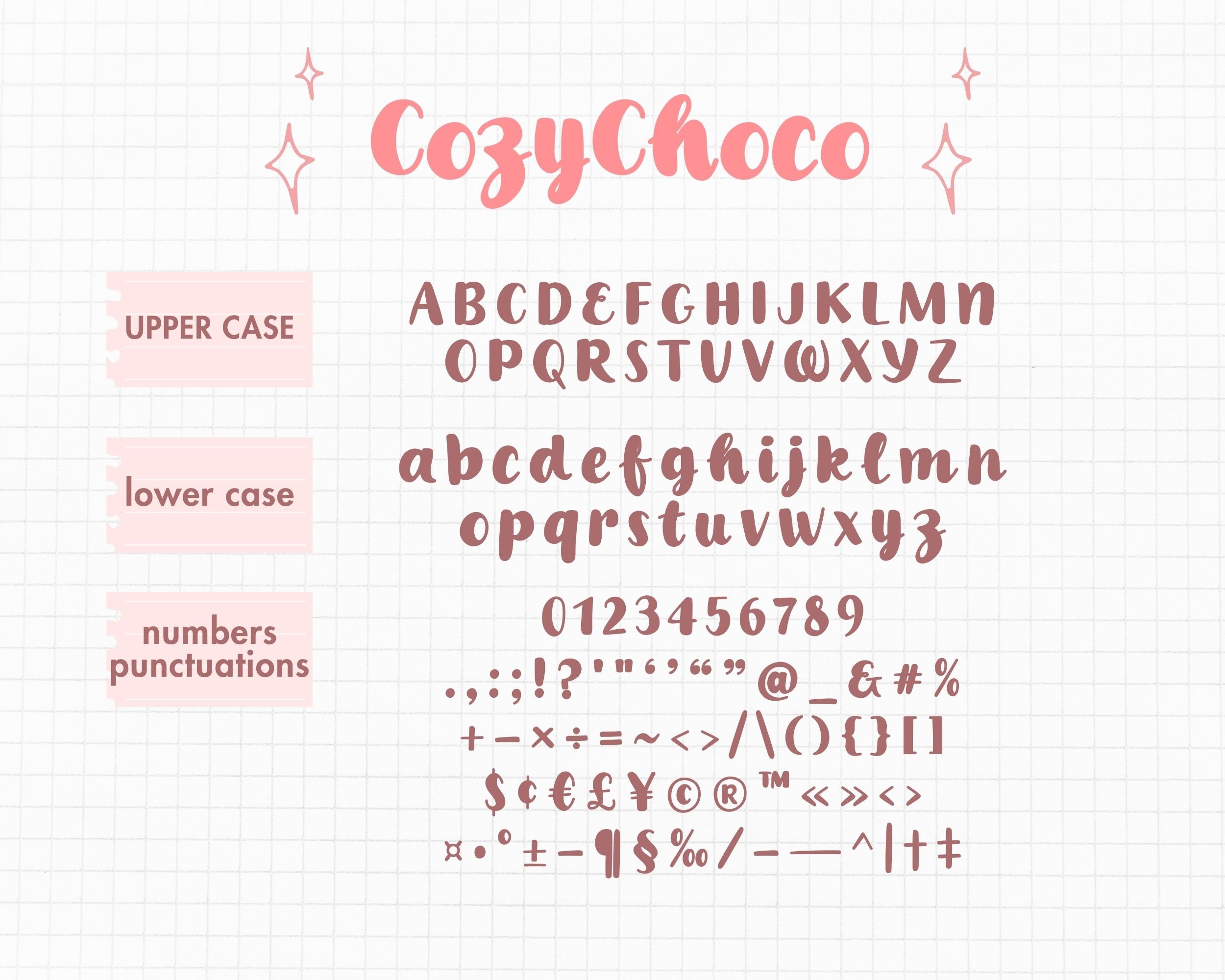 Cozy Choco Font - Cute Handwritten Font, Holiday Font, Kids Handwriting ...
