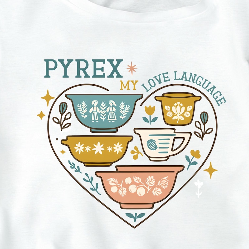 Pyrex Shirt Design - Etsy UK