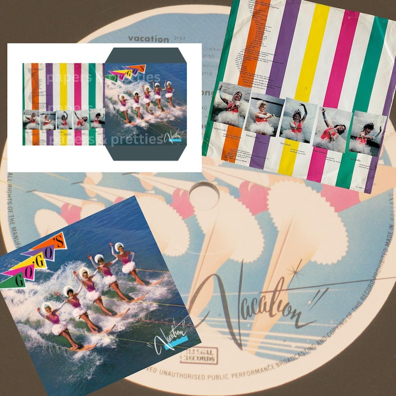 Girls of the 80s Vinyl Records PRINTABLE in 1/12 Scale | Miniature ...