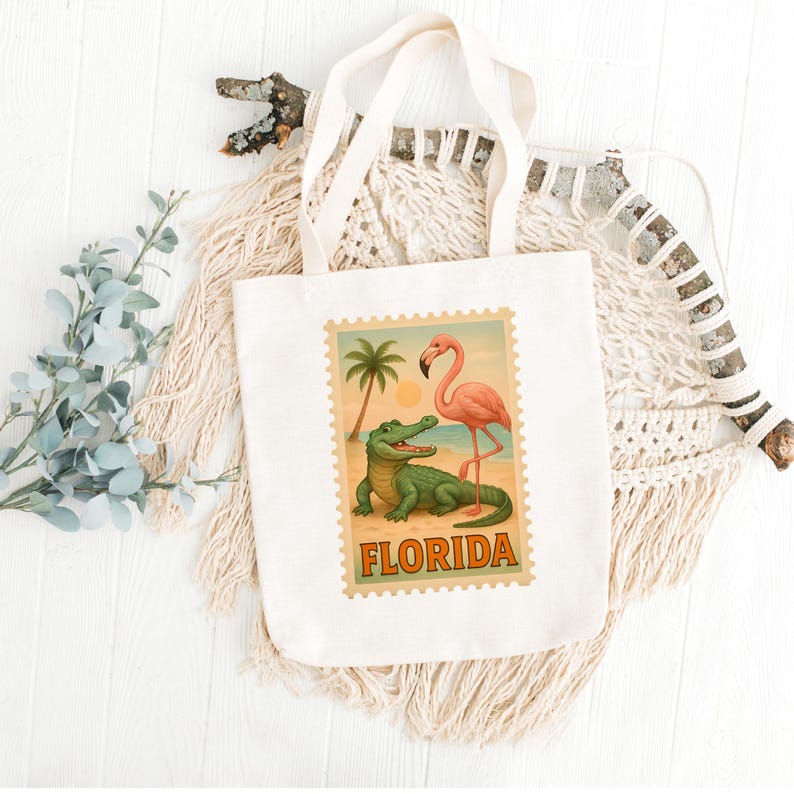 Florida Stamp State PNG, Vintage Stamp Sublimation Design, USA State ...