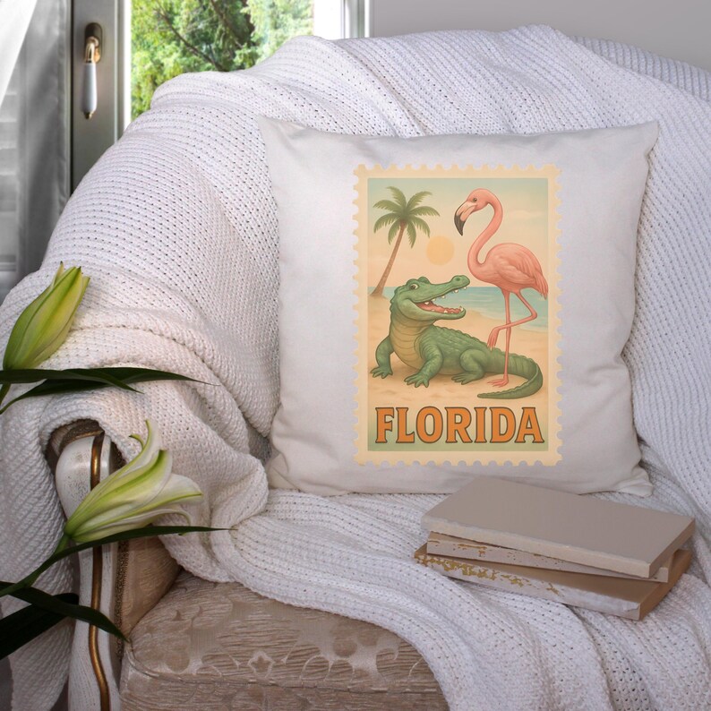 Florida Stamp State PNG, Vintage Stamp Sublimation Design, USA State ...