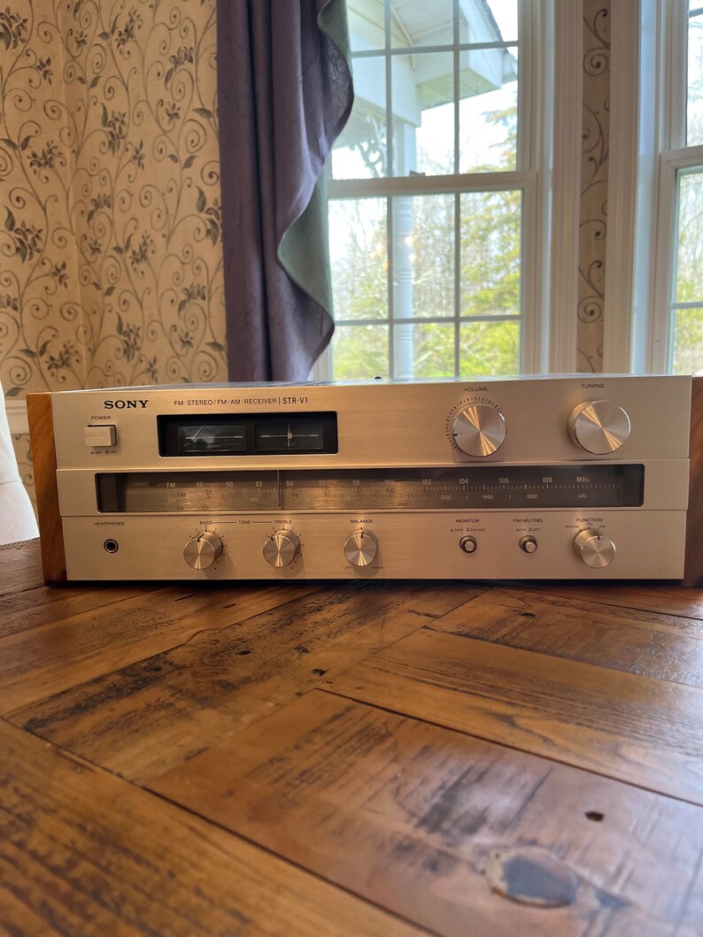 Vintage Sony STR-V1 Stereo Receiver - Etsy