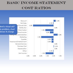 Income Statement Template With Cost Ratios - Etsy