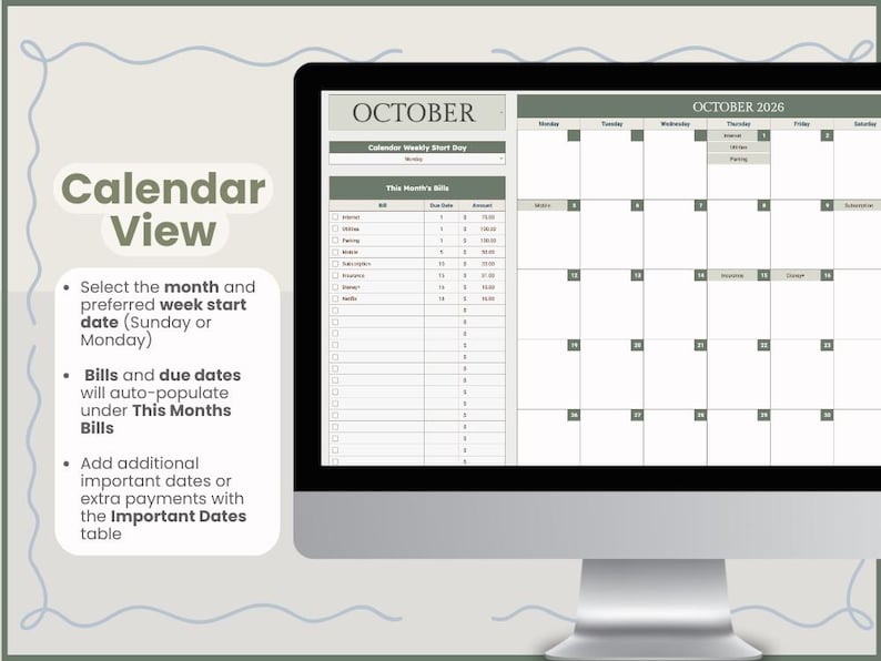 2026 Green Budget & Goal Tracker: Credit Card and Debit/cash User ...