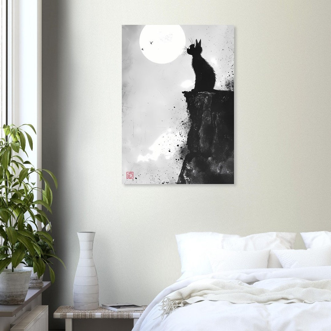 Cat Poster Premium Cat Love Poster Home Decor Cat Wall Art - Etsy