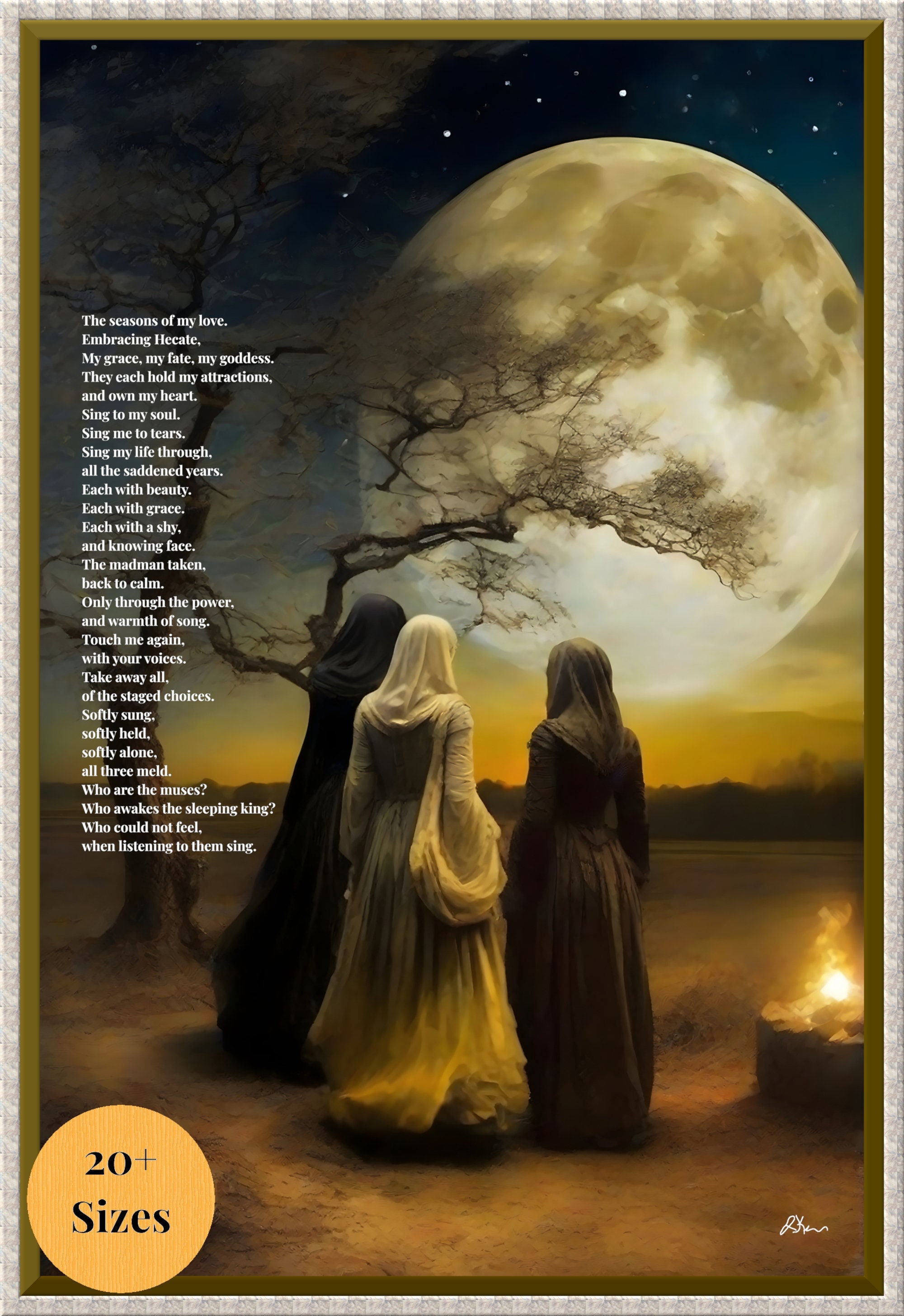 Hecate Digital Art Poetry Printable Poetry Art, Fantastical, Dream ...