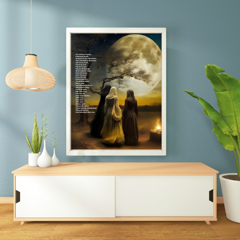 Hecate Digital Art Poetry Printable Poetry Art, Fantastical, Dream ...