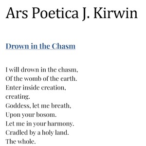 Drown in the Chasm Digital Art Poetry Printable Poetry Art, Fantastical ...