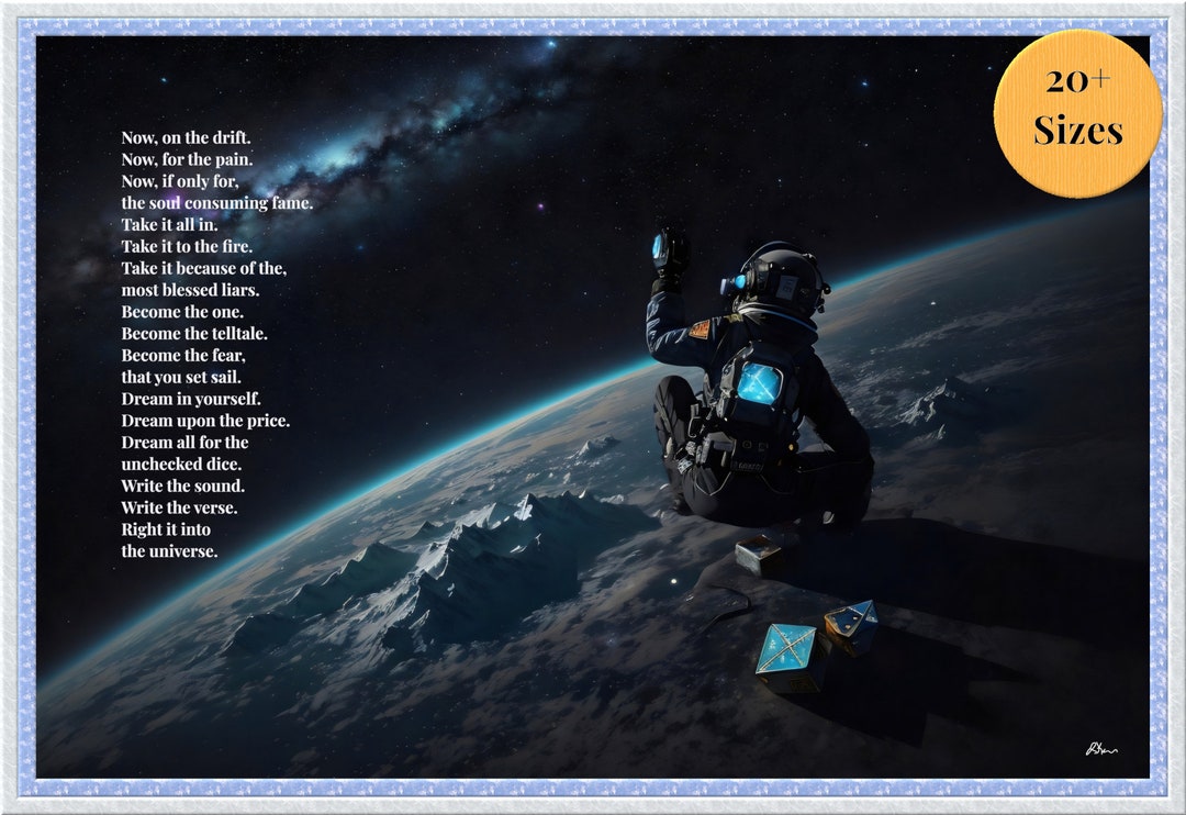 Right Into Digital Art Poetry Printable Poetry Art, Fantastical, Dream ...