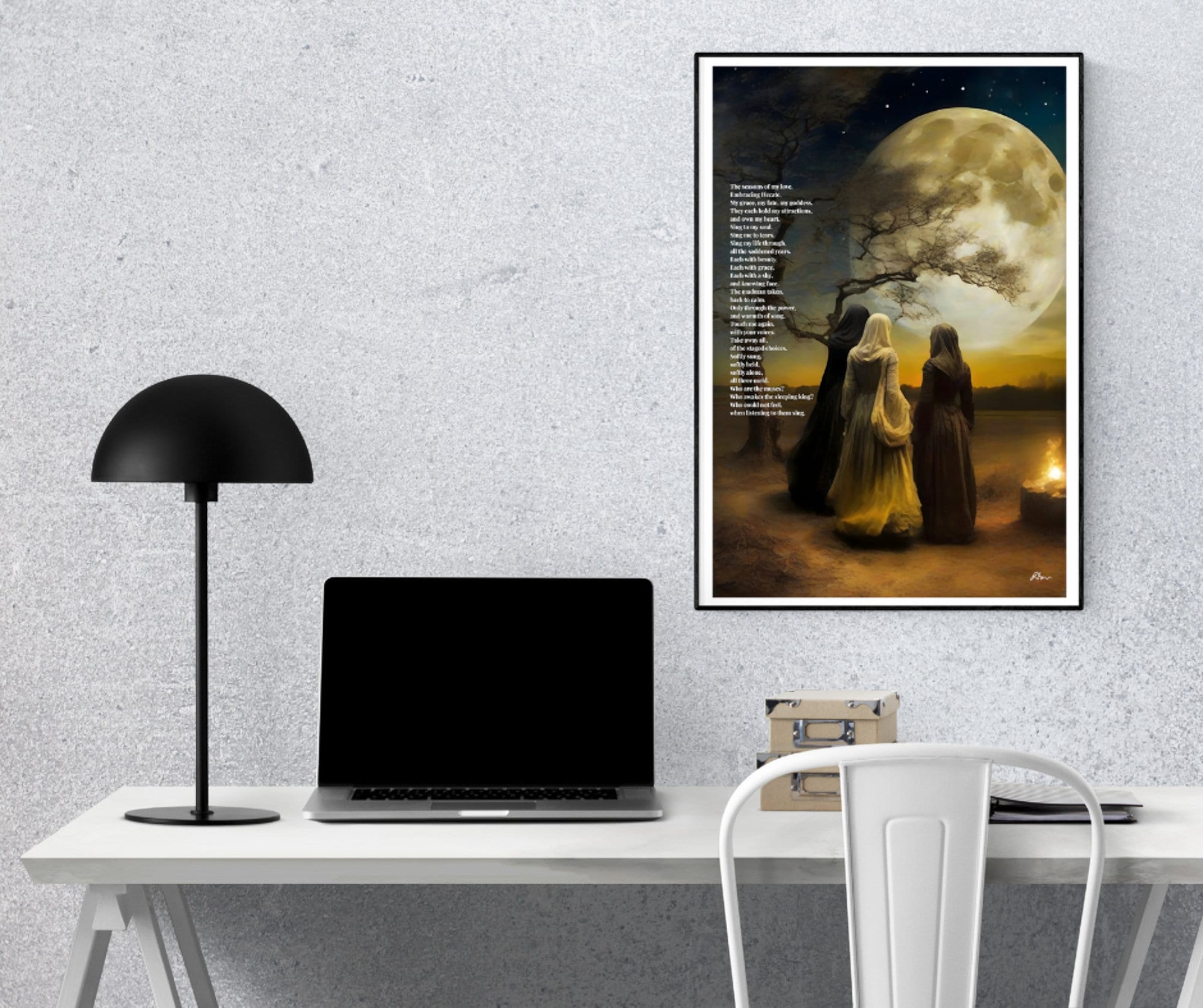 Hecate Digital Art Poetry Printable Poetry Art, Fantastical, Dream ...