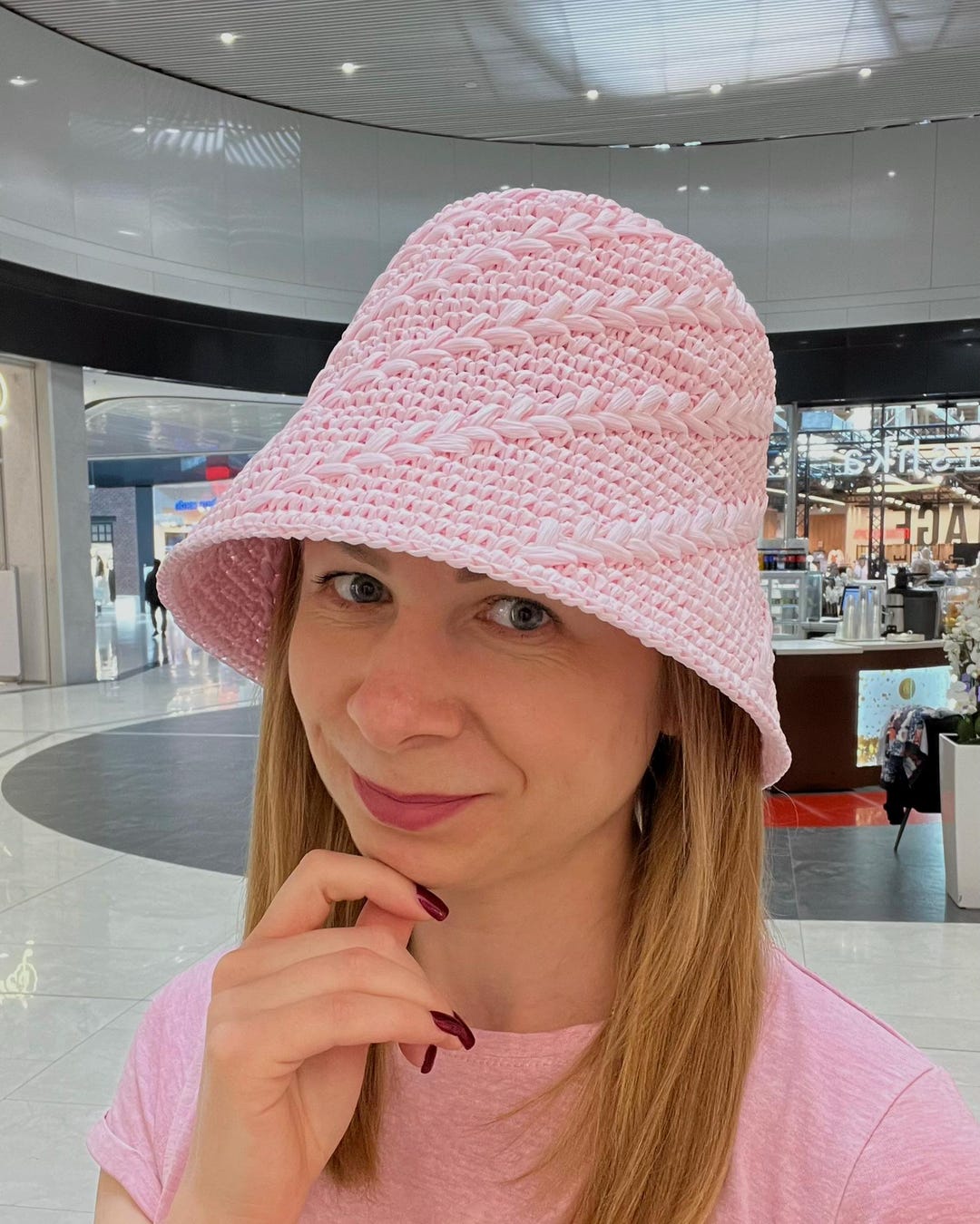 Crochet Raffia Bucket Hat Pattern, Summer Sun Hat (PDF + Video Tutorial ...