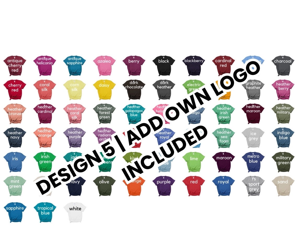 Gildan 64000 Color Chart Colors Gildan Softstyle T Shirt G640 Feat Womens Mockups Print On