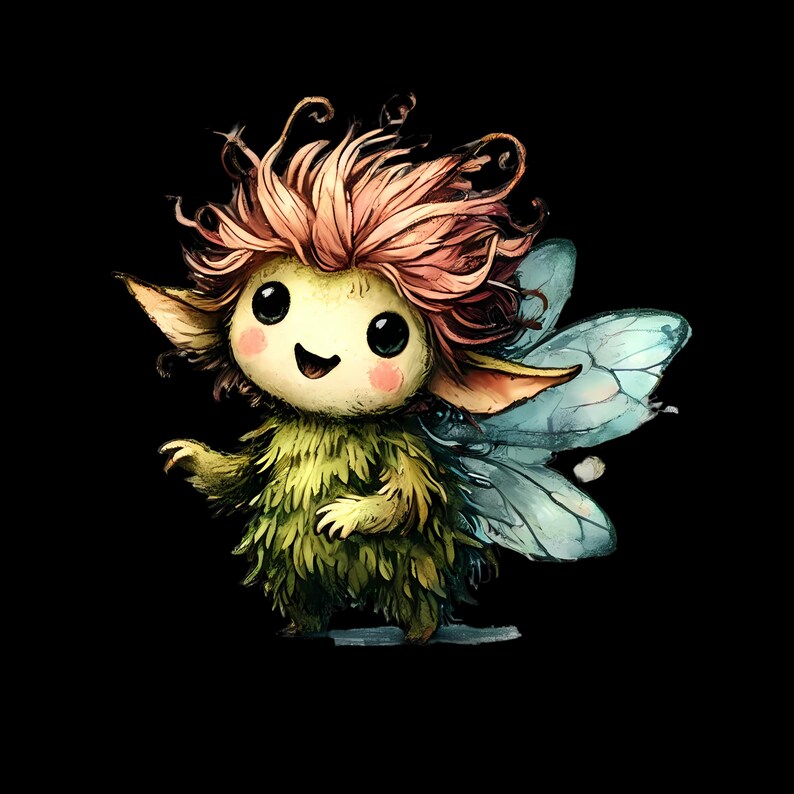 Fantasy Creatures PNG Clipart Pack | 46 Magical Fairy & Forest ...