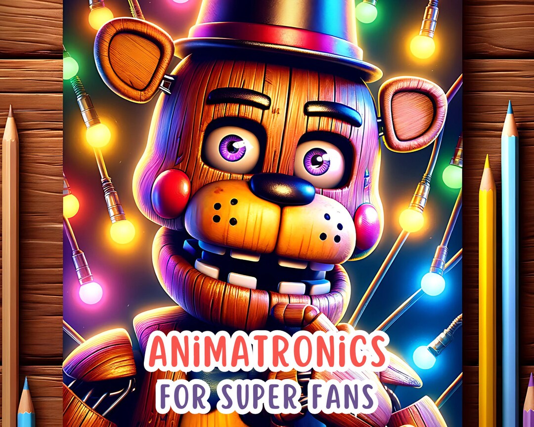Animatronics Coloring Pages for Super Fans 50 Amazing Mechanical ...