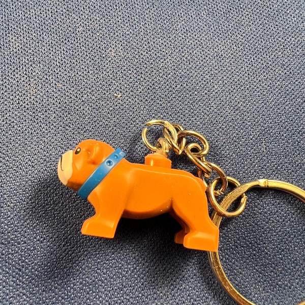 Bulldog Keychain - Etsy