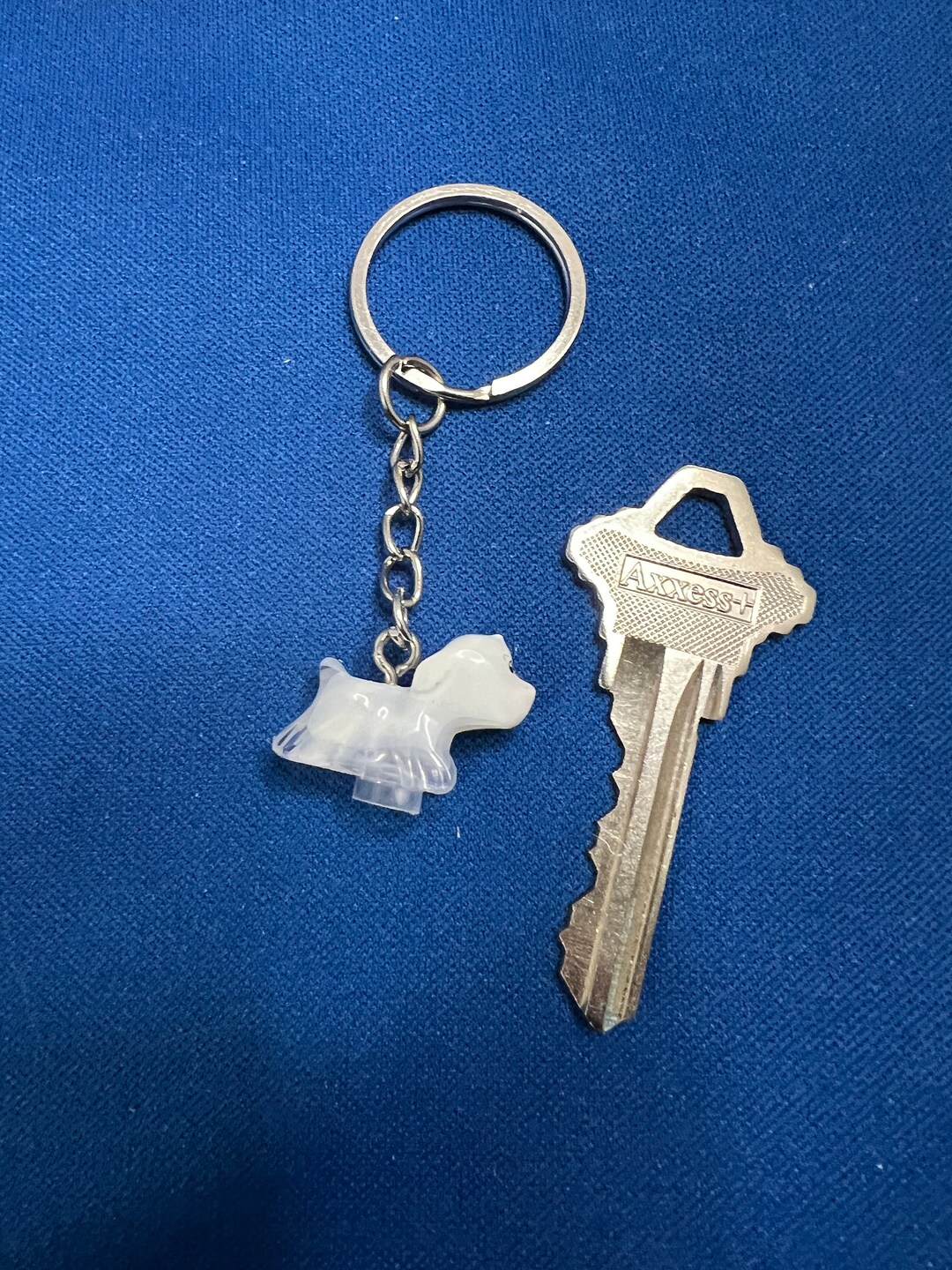 Lego Spencer / Ghost Dog Keychain (hnd007) - Etsy