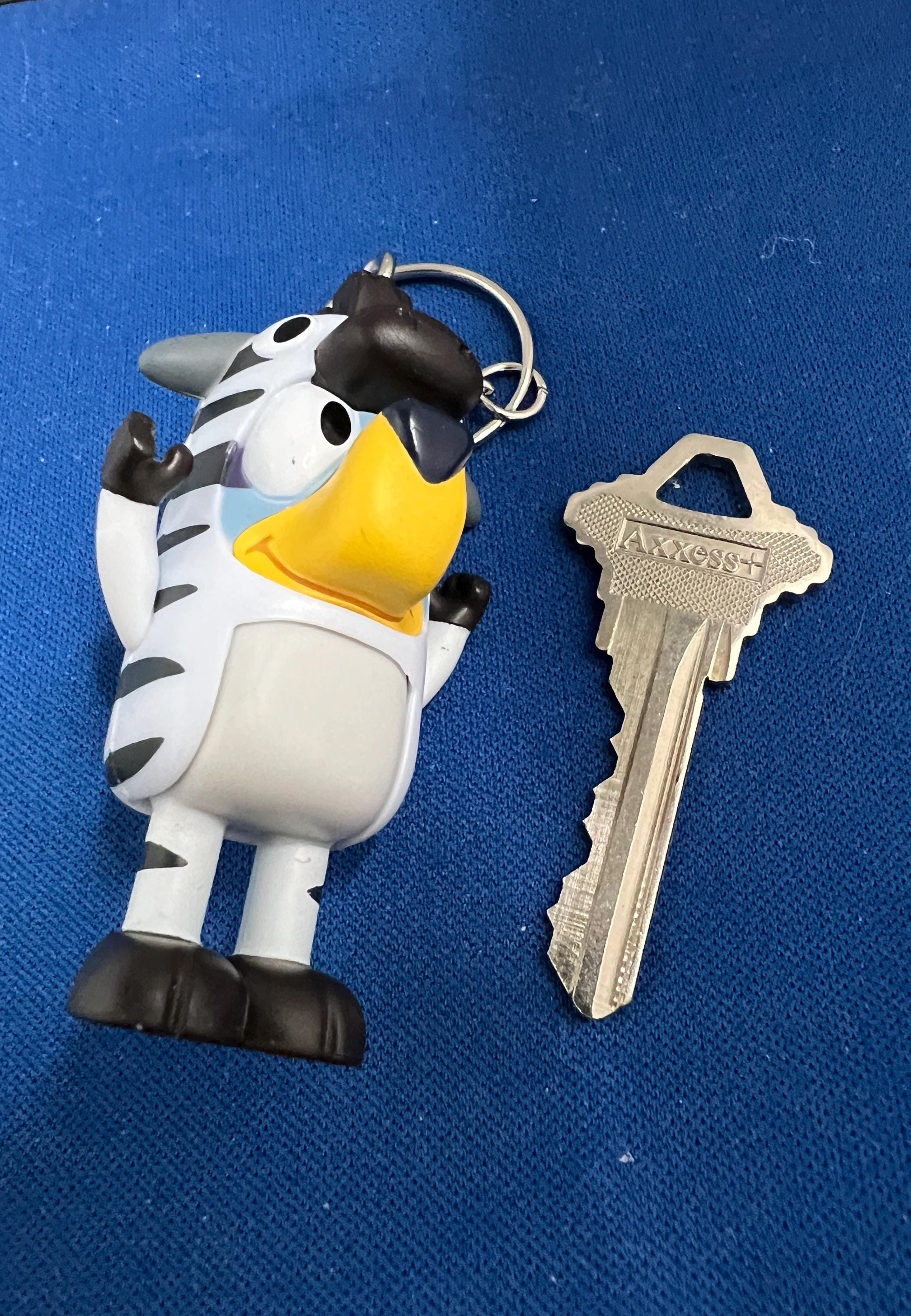 Bluey Onesie Zebra Keychain (bluey008) - Etsy