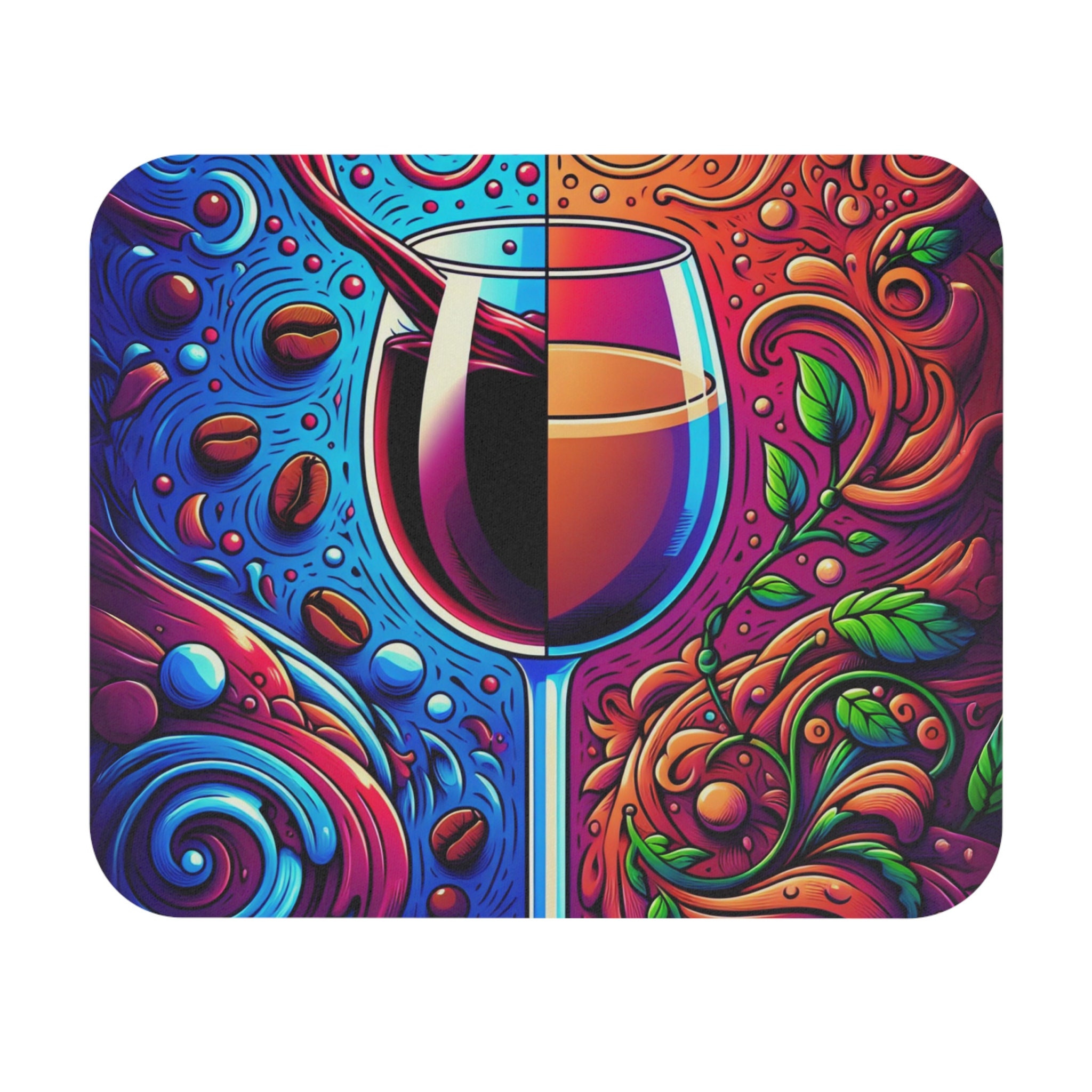 Coffee Until It's Time for Wine Mouse Pad - Etsy