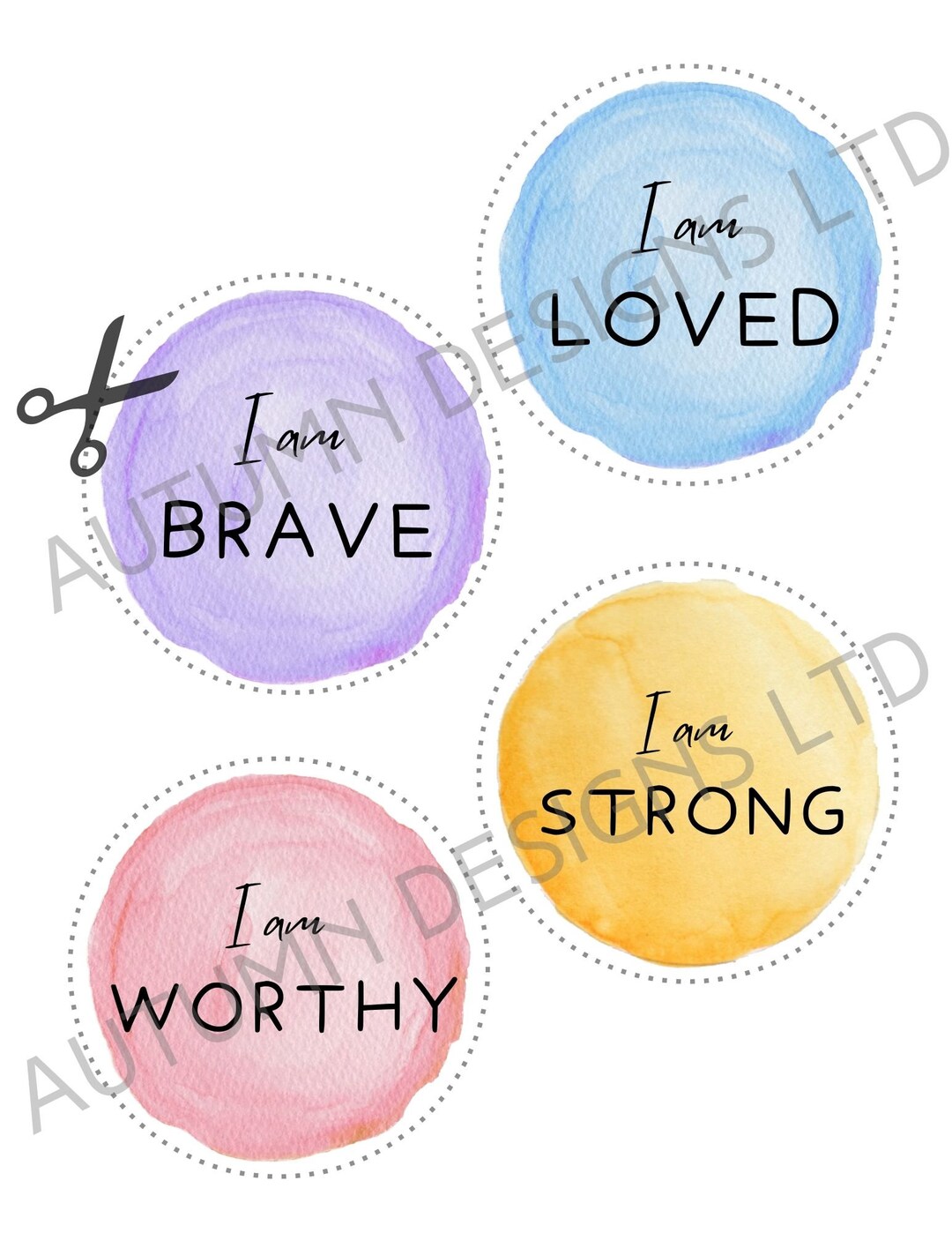 Affirmation Station Cut-outs for Classroom, Positive Affirmation ...