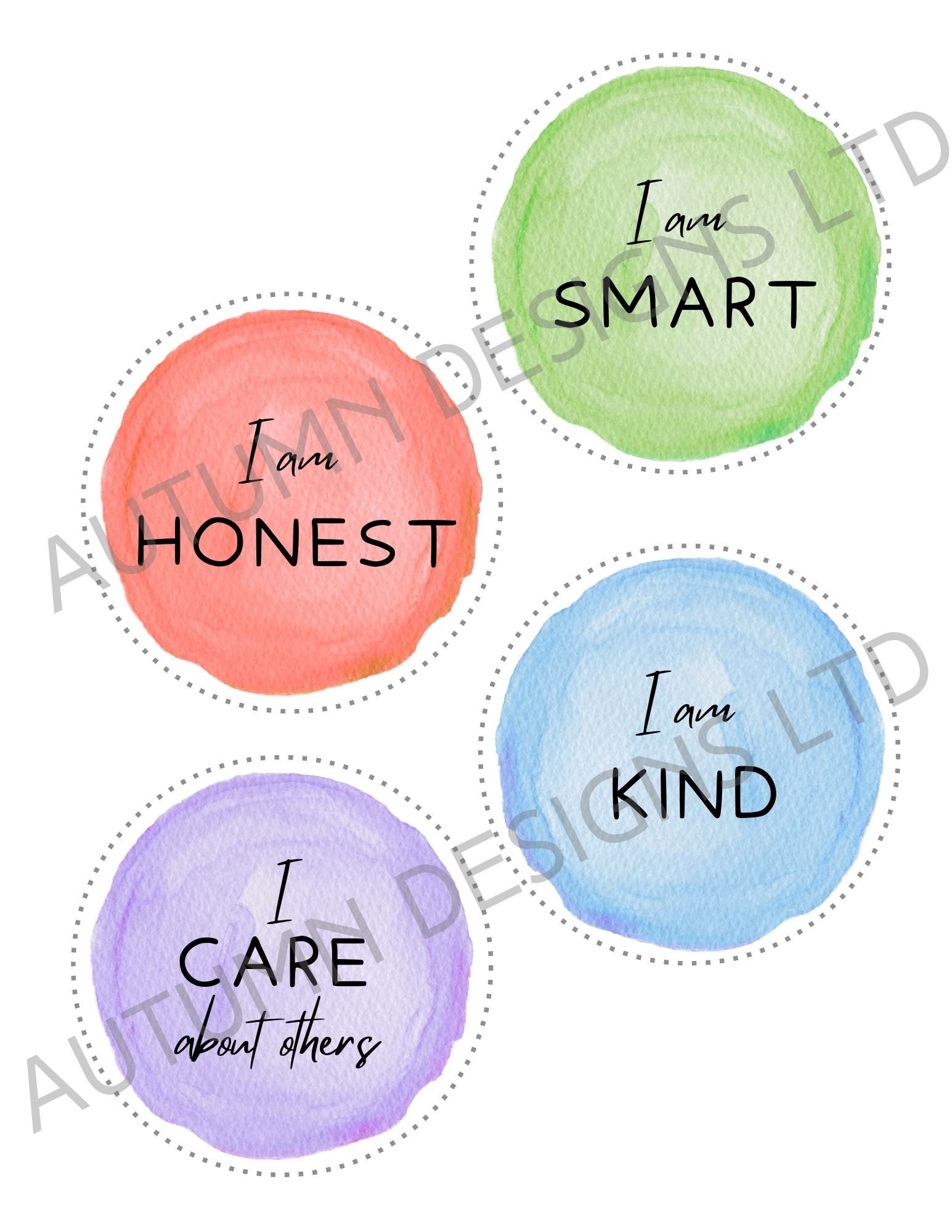 Affirmation Station Cut-outs for Classroom, Positive Affirmation ...