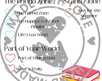 Lauren Asher Reading Checklist. Watermark Will Not Appear in Purchased ...