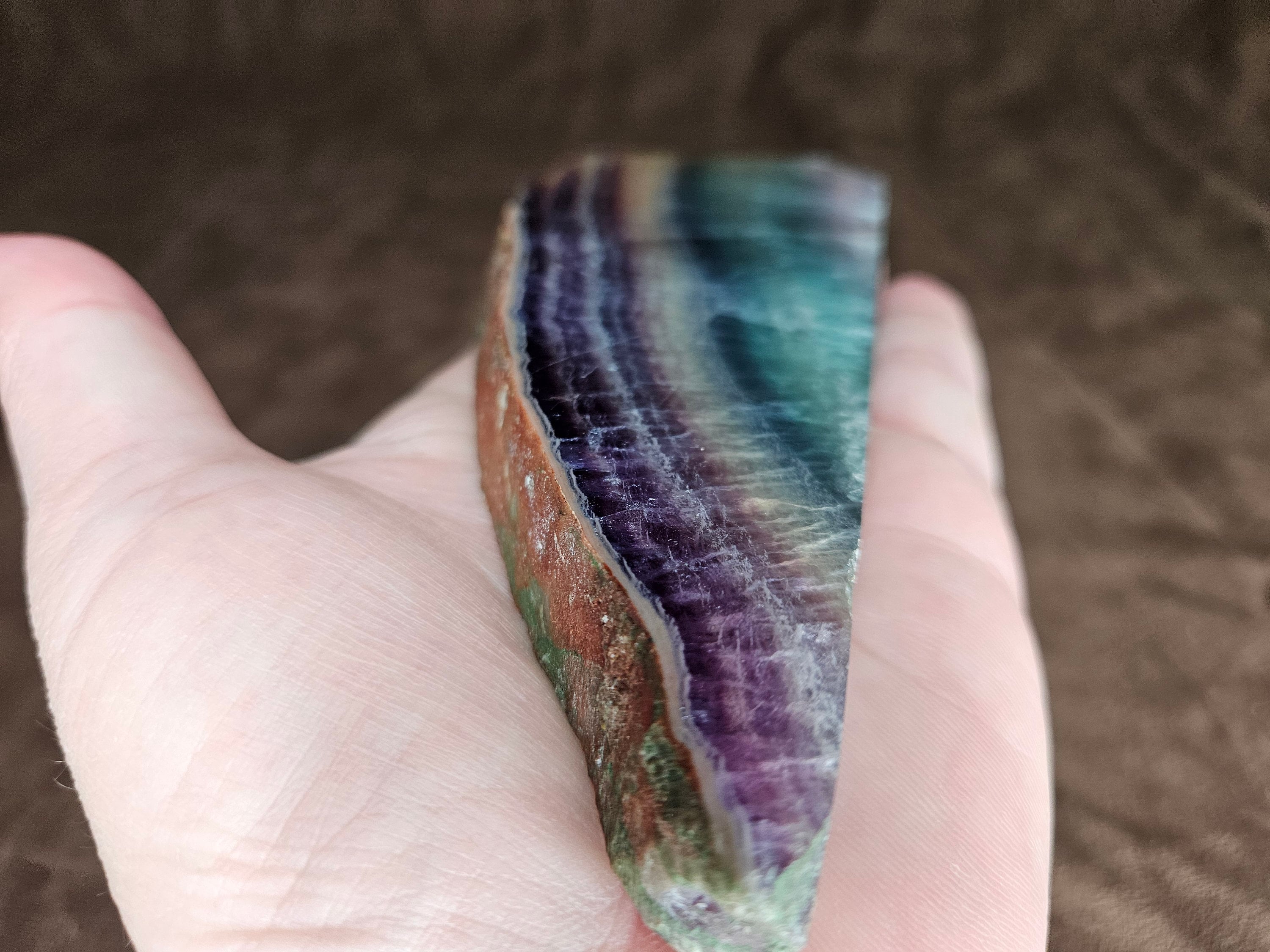 Rainbow Flourite Slab - Etsy