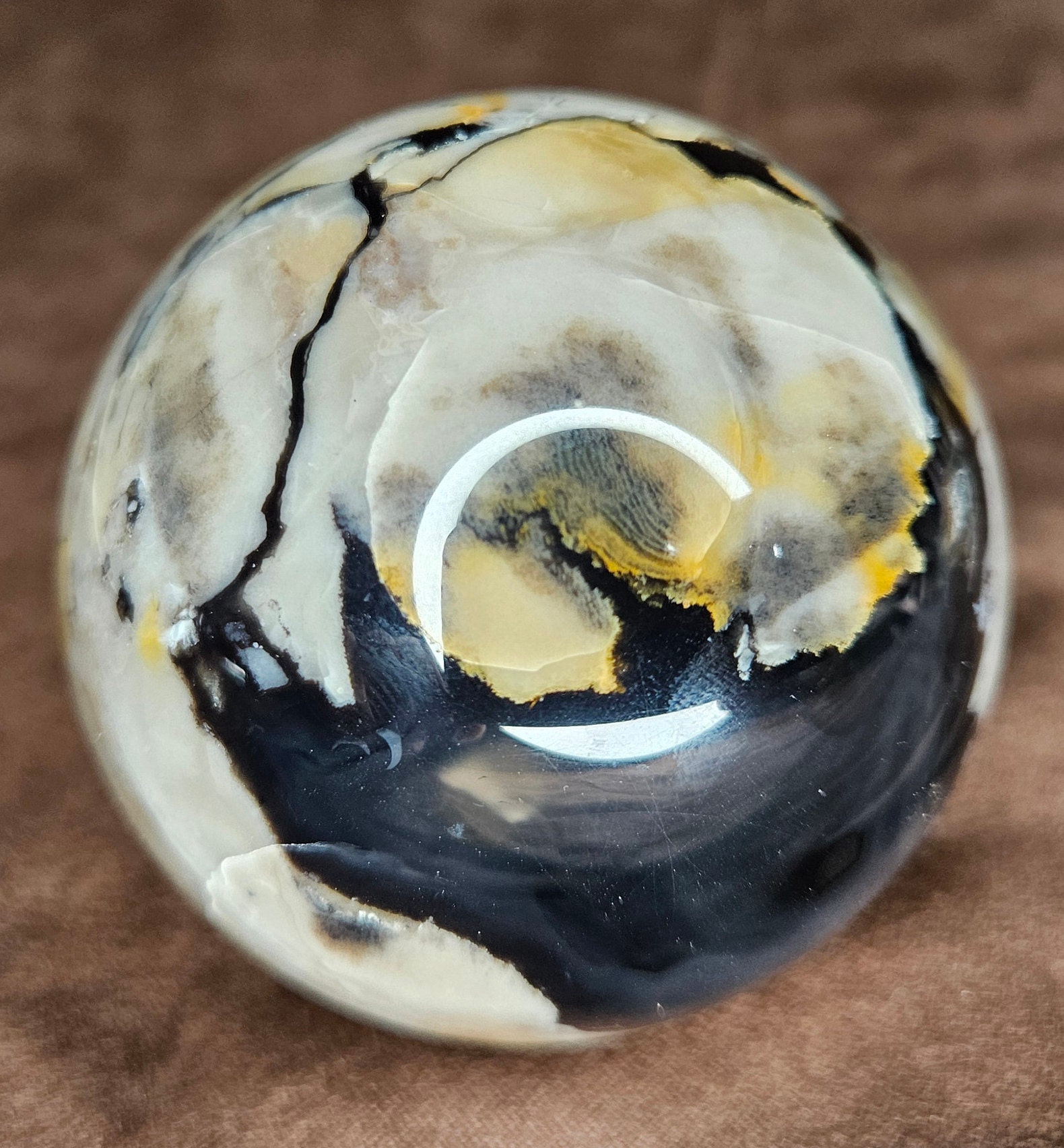 Volcano Agate Sphere - Etsy
