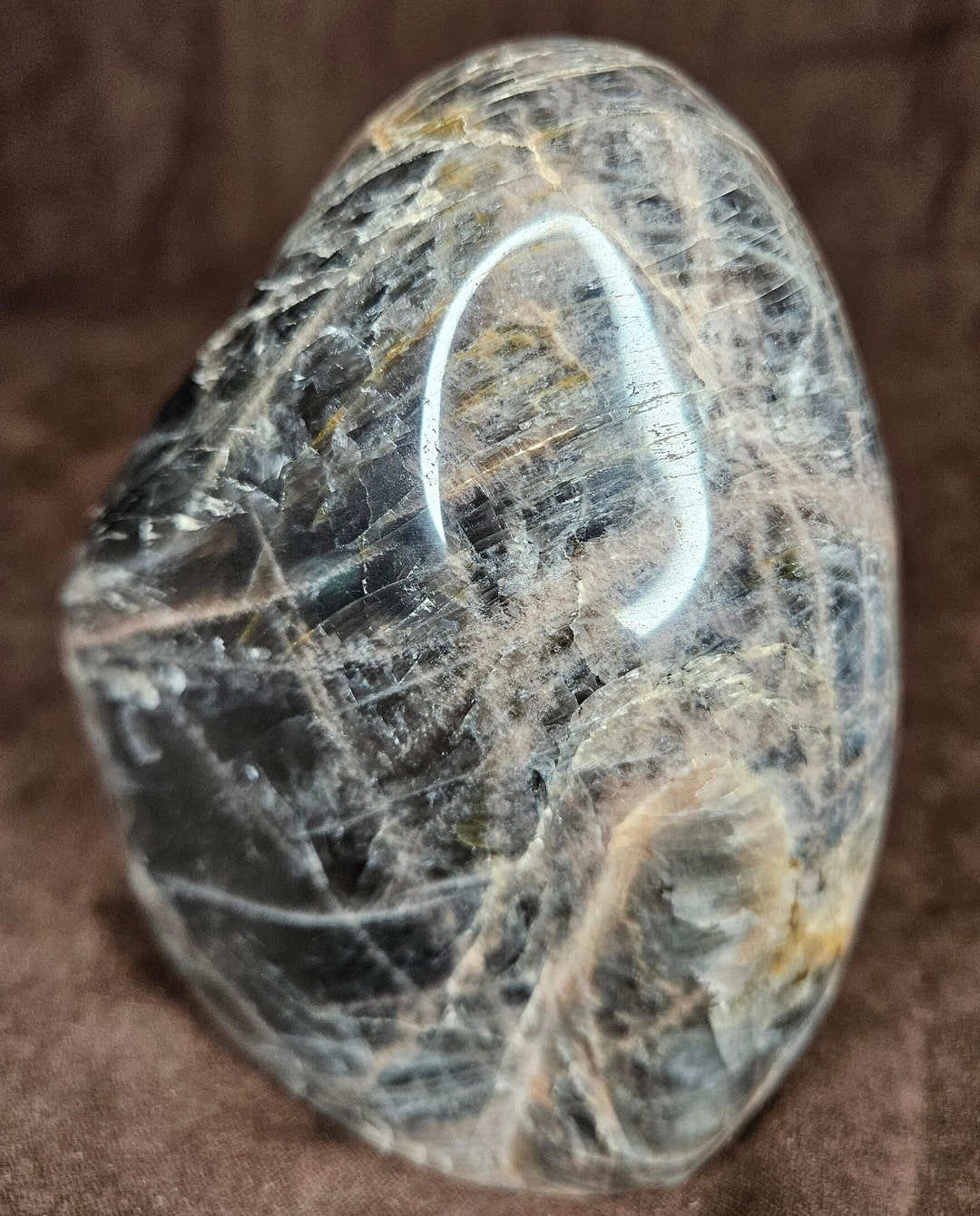 Black Moonstone Freeform - Etsy