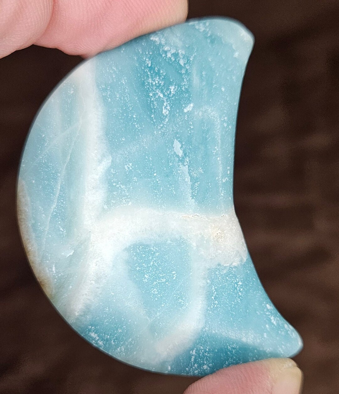 Caribbean Calcite Moon - Etsy