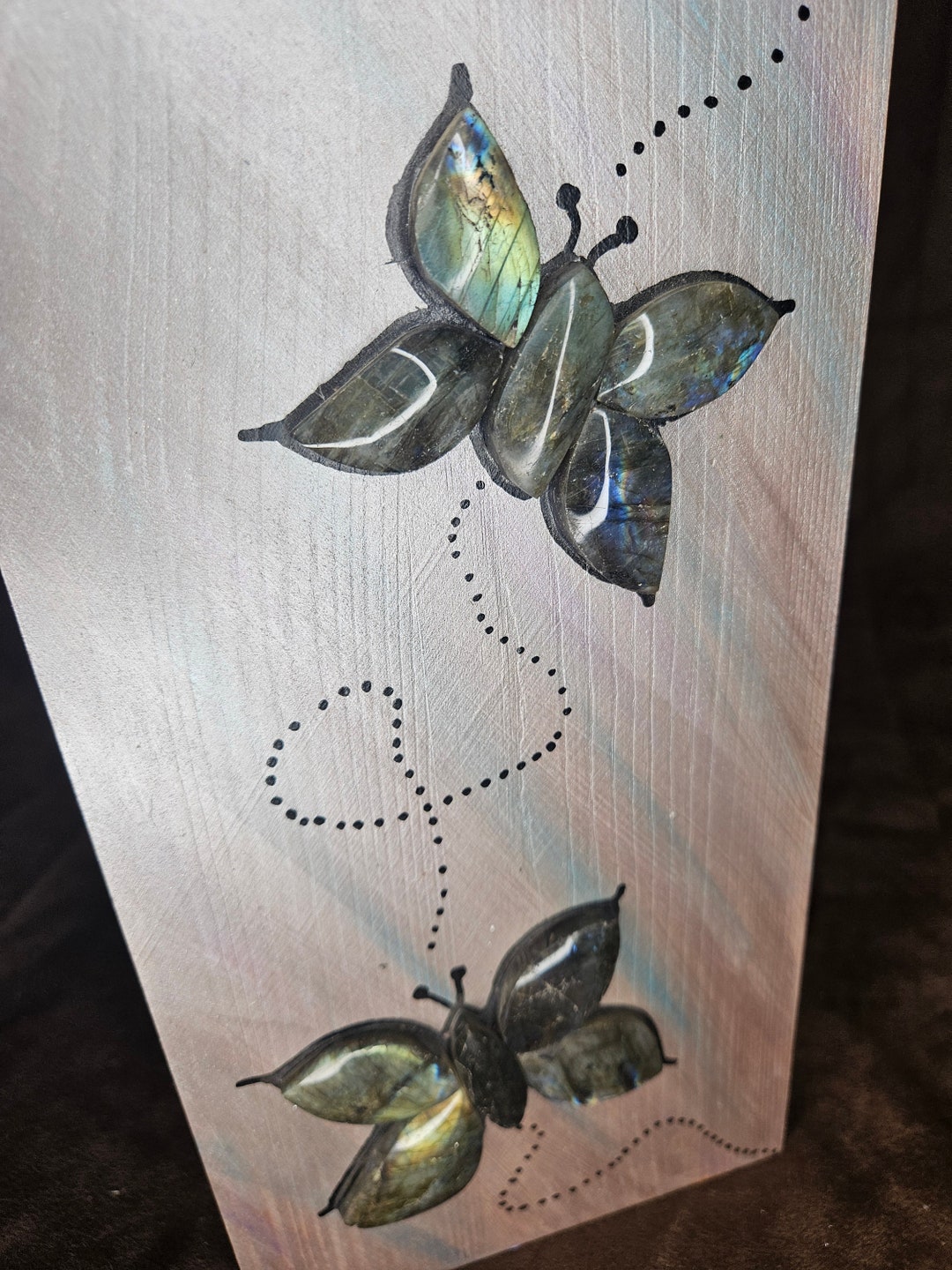 Labradorite Butterfly 3D Art Painting - Etsy