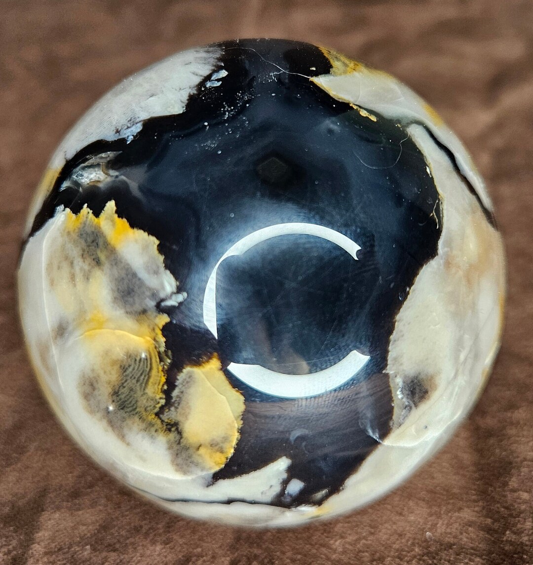Volcano Agate Sphere - Etsy