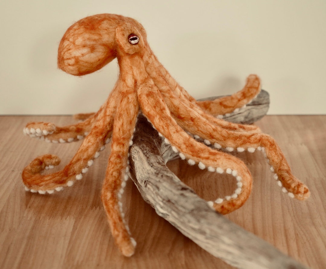 Needle Felted Octopus - Etsy