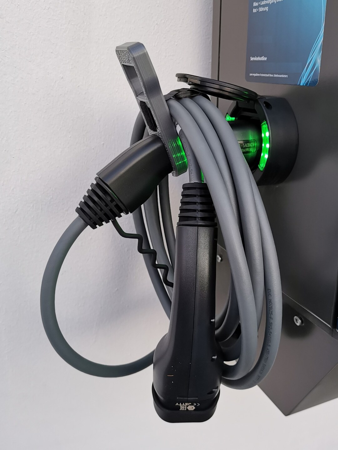 Type 2 Charging Cable Holder ORGANIZER Standard From PP3D for Jetty ...