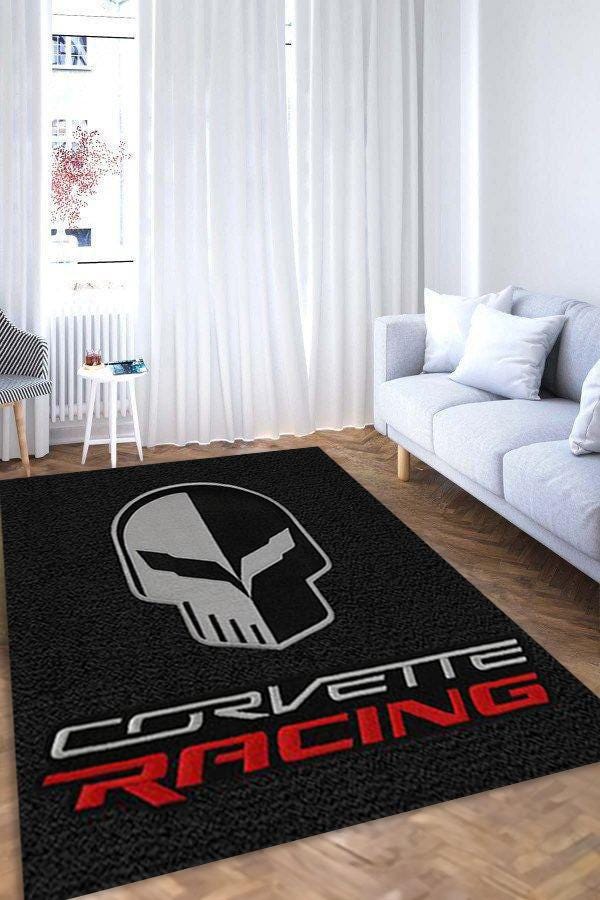 Corvette Rectangular Carpet, Garage Rug, Gift for Fathers, Birthday ...